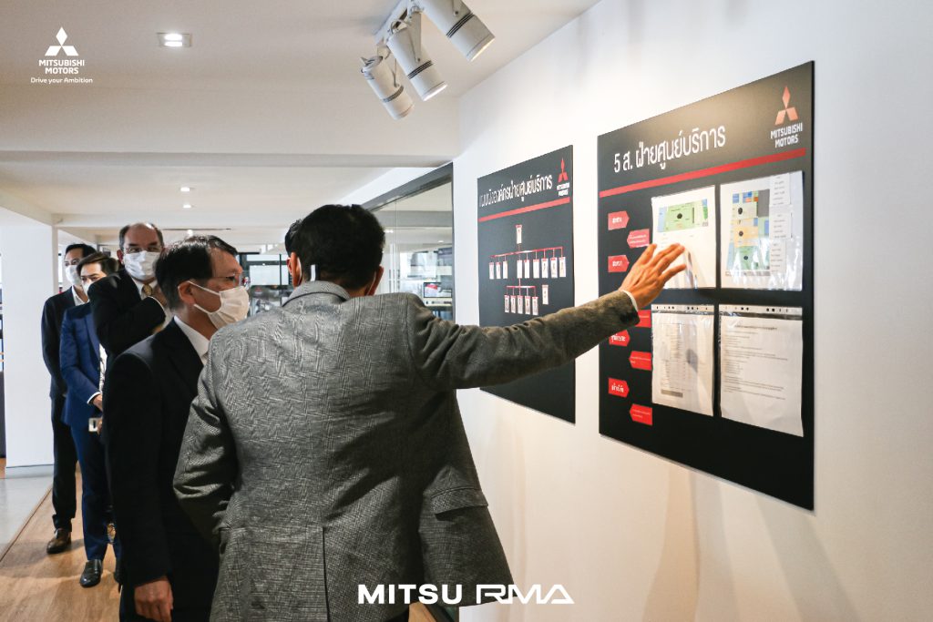 Mitsu RMA ได้รับเกียรติต้อนรับ Mitsubishi Motors เข้าเยี่ยมชมโชว์รูม